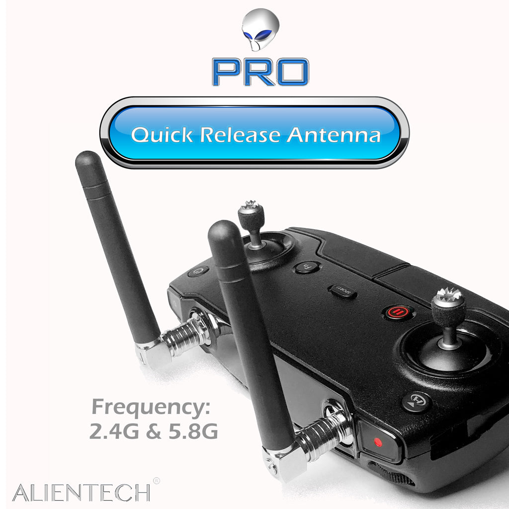 ALIENTECH 2.4G&5.8G Dual Band antenna with for Modified DJI Controller