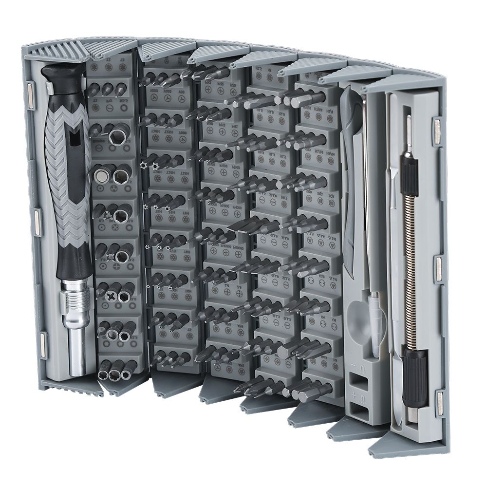 Precision Screwdriver Set 120pcs CRV Strong Magnetic Bits Screwdrivers